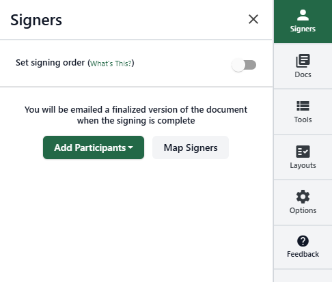 Add a Participant to a Signing (New Authentisign)