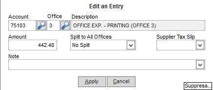 Edit an invoice (Back Office)