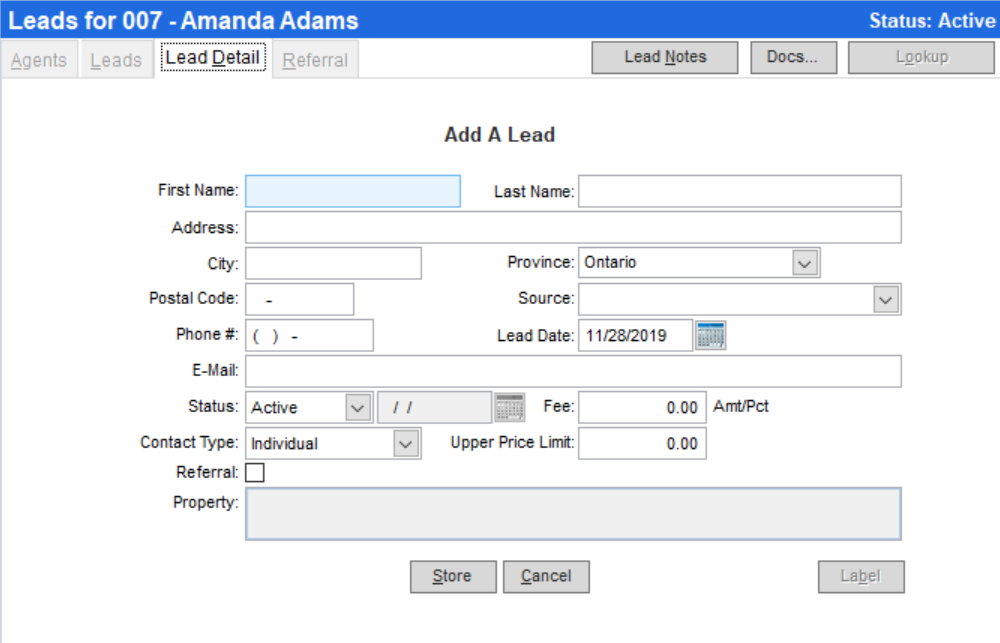 Manage leads and referrals (Back Office)