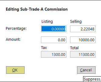 Adjust an agent's payment in a finalized transaction (Back Office)