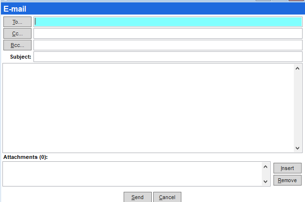 Email a report (Back Office)