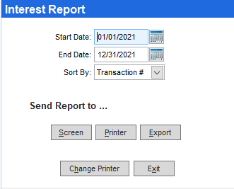 Generate a T5 summary of interest paid (Back Office)