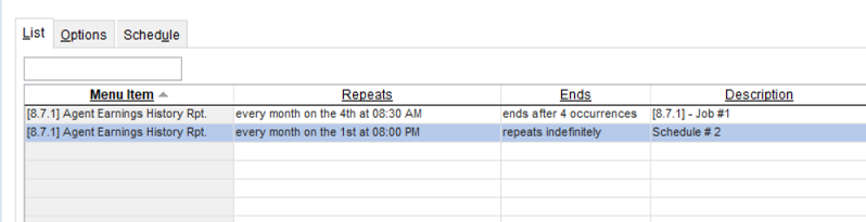 Schedule your reports (Back Office)