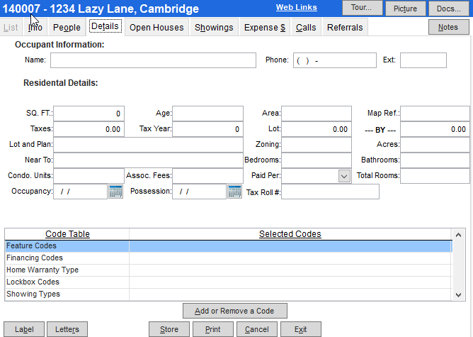 Add a property listing (Back Office)