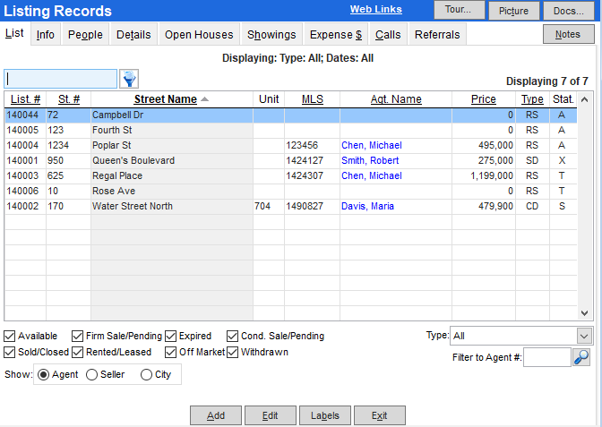 Add a property listing (Back Office)