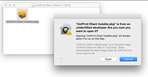 Install UniPrint (Back Office)