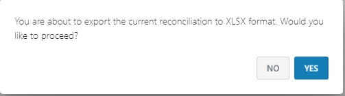 Export a completed online bank reconciliation (Back Office)