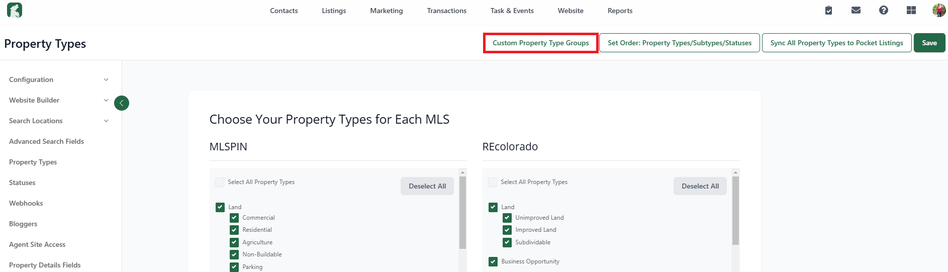 Configure property search and display settings (Front Office)