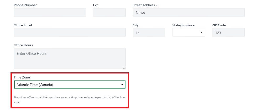 Create an office (Propertybase GO)
