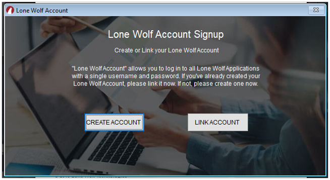 Create or link your Lone Wolf Account profile through Back Office