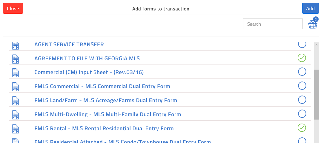 Attach one or more forms to an existing transaction (TransactionDesk Edition)