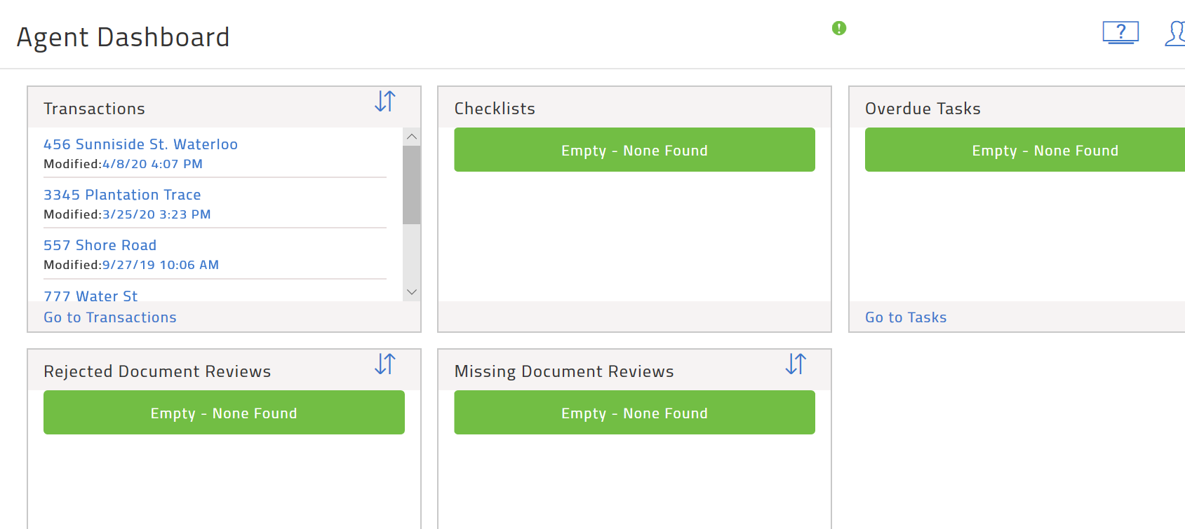 View the status of my in-progess transactions (TransactionDesk Edition)