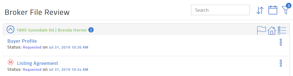 View the list of documents awaiting review (TransactionDesk Edition)