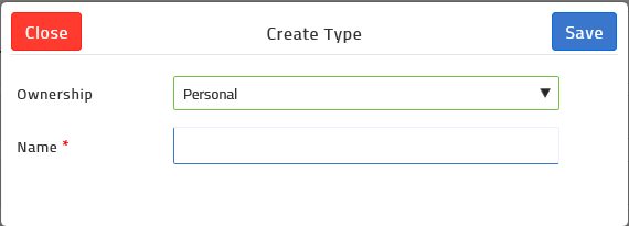 Manage types (TransactionDesk Edition)