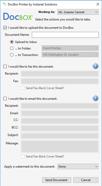 Set up your documents print driver (TransactionDesk Edition)