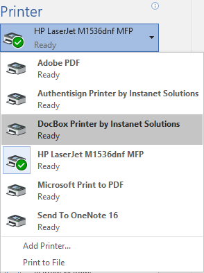 Set up your documents print driver (TransactionDesk Edition)