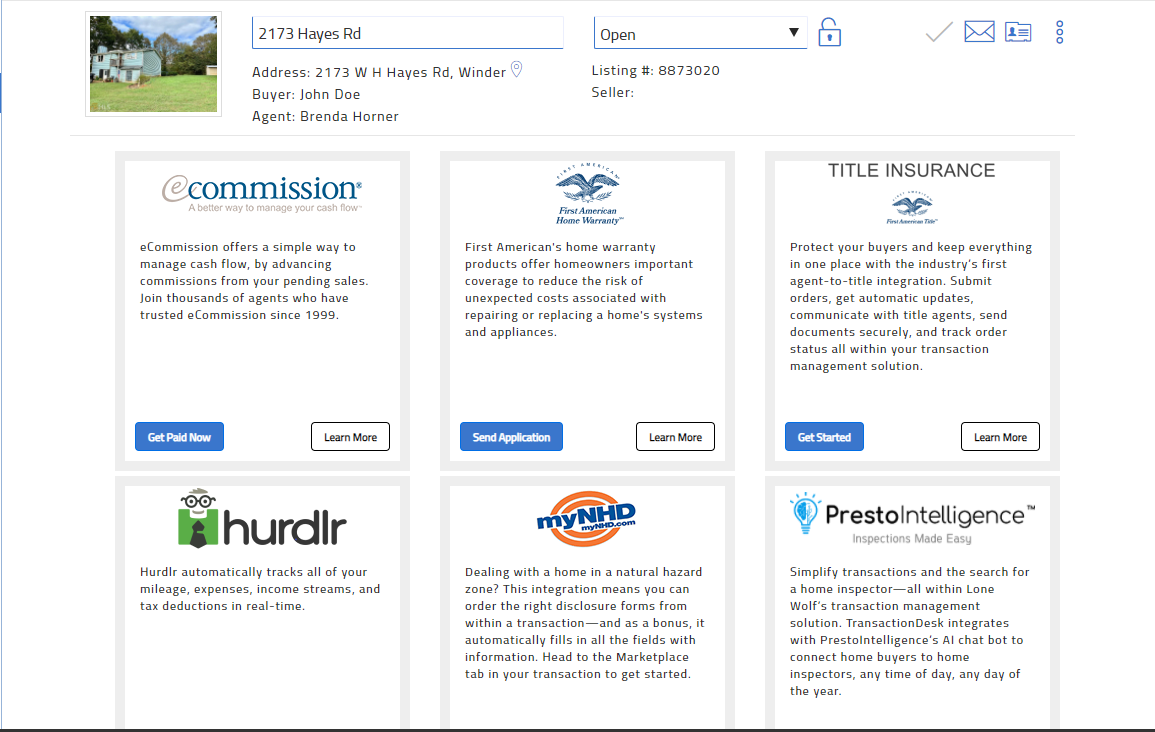 Send a digital title order to your title insurance company ...
