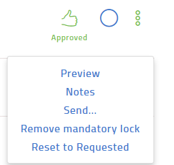 Reset an approved document or checklist item (TransactionDesk Edition)