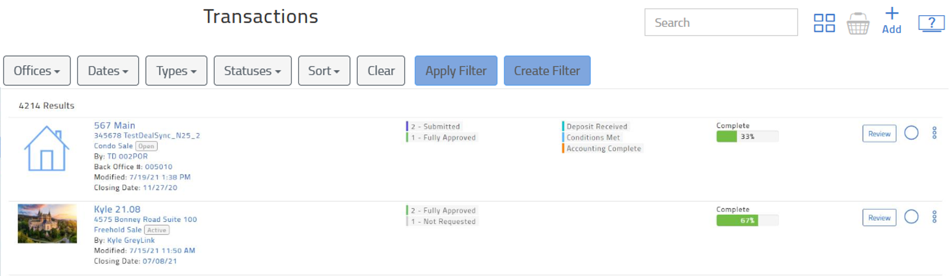 View all Lone Wolf Link transactions and their status (TransactionDesk ...
