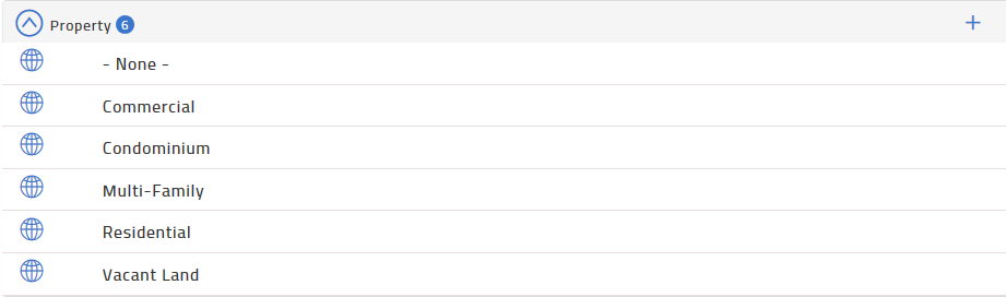 Manage types (TransactionDesk Edition)