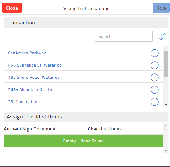 Attach an existing signing to a transaction (Authentisign for ...
