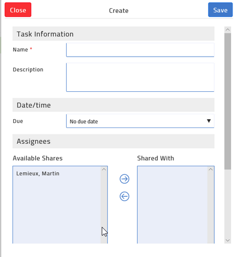 Create a standalone task (TransactionDesk Edition)