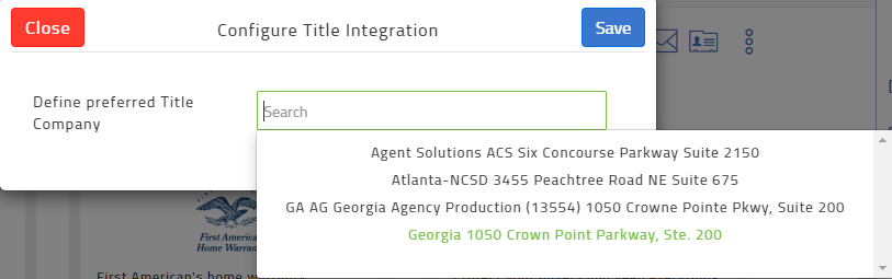 Send a digital title order to your title insurance company ...