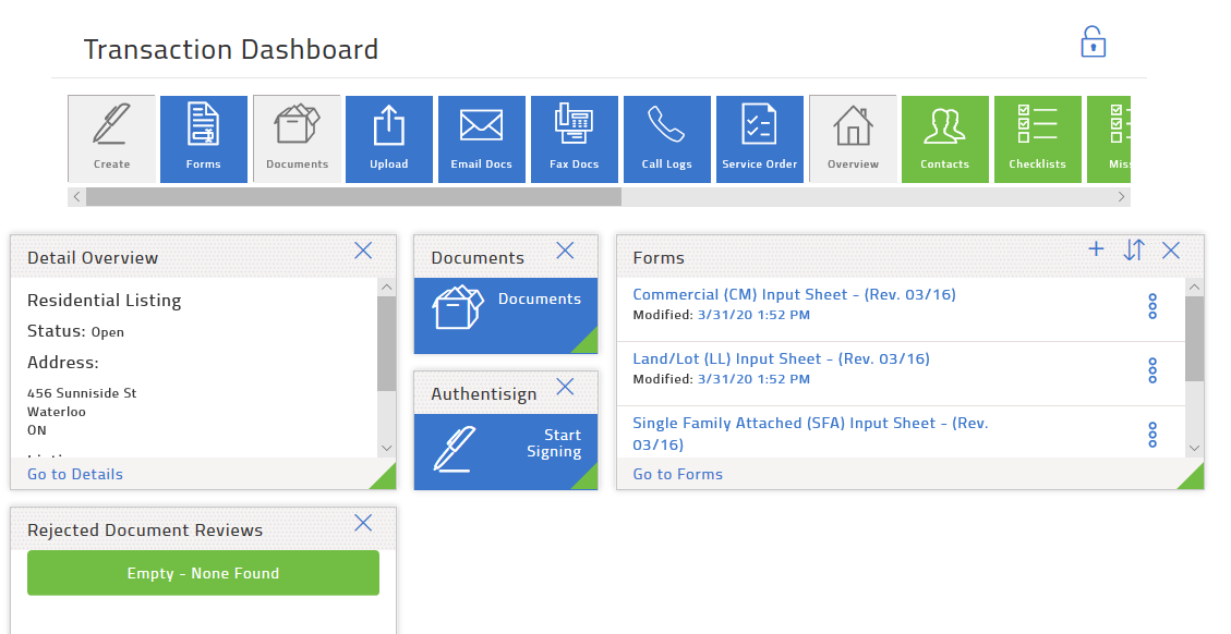 Customize your transaction dashboard (TransactionDesk Edition)