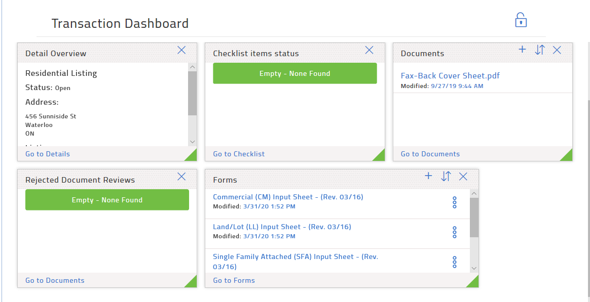 Customize your transaction dashboard (TransactionDesk Edition)