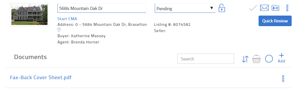 Add a document to a transaction (TransactionDesk Edition)