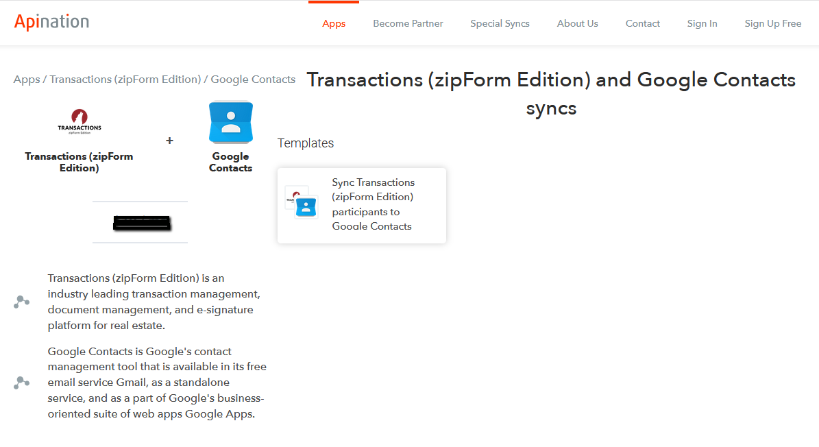 Set up a Google Contacts integration (zipForm Edition)