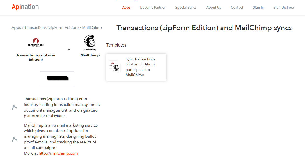 Set up a MailChimp integration (zipForm Edition)