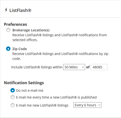 Update your notifications as an administrator (zipForm Edition)