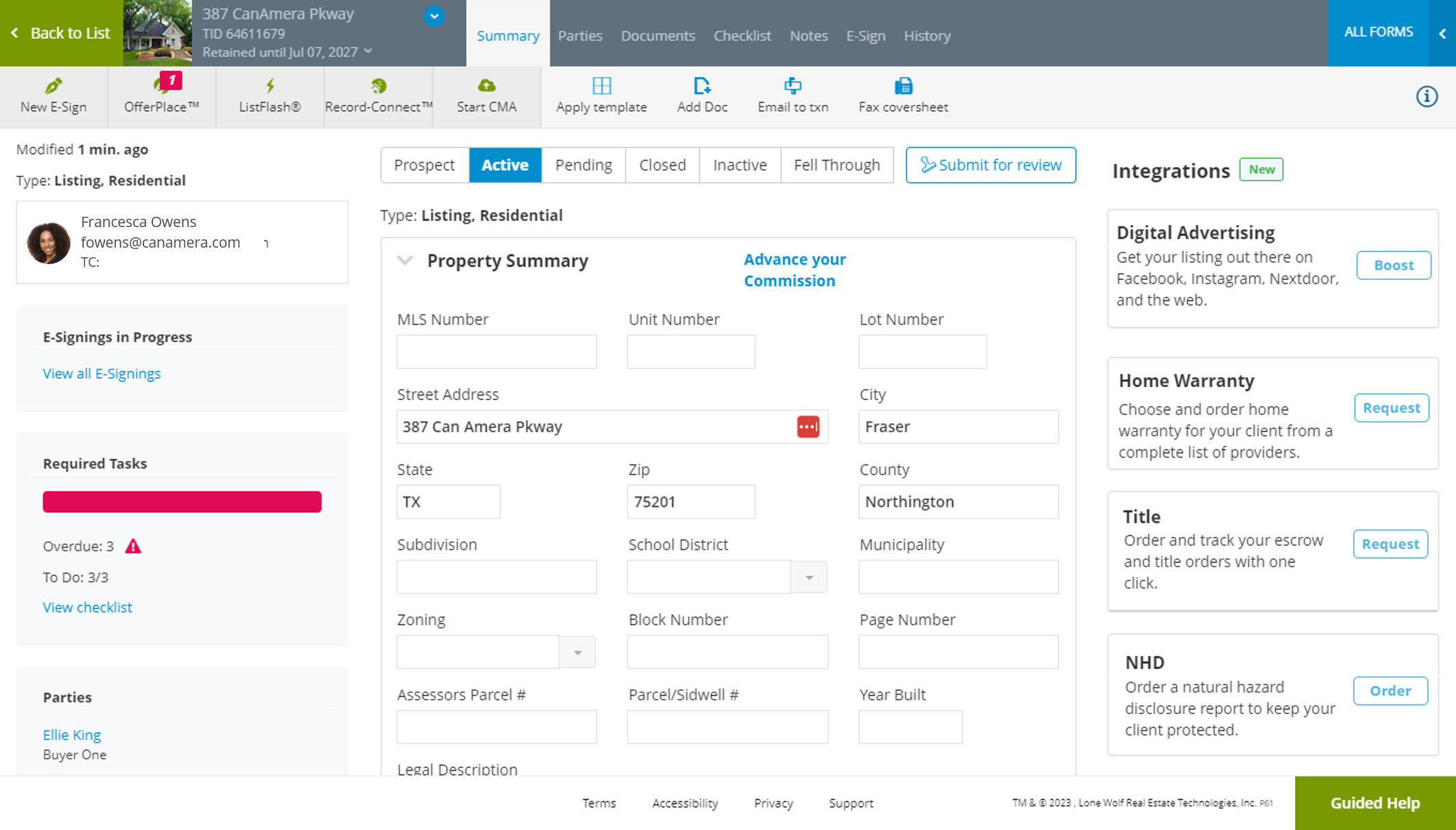 Anatomy of a transaction (zipForm Edition)