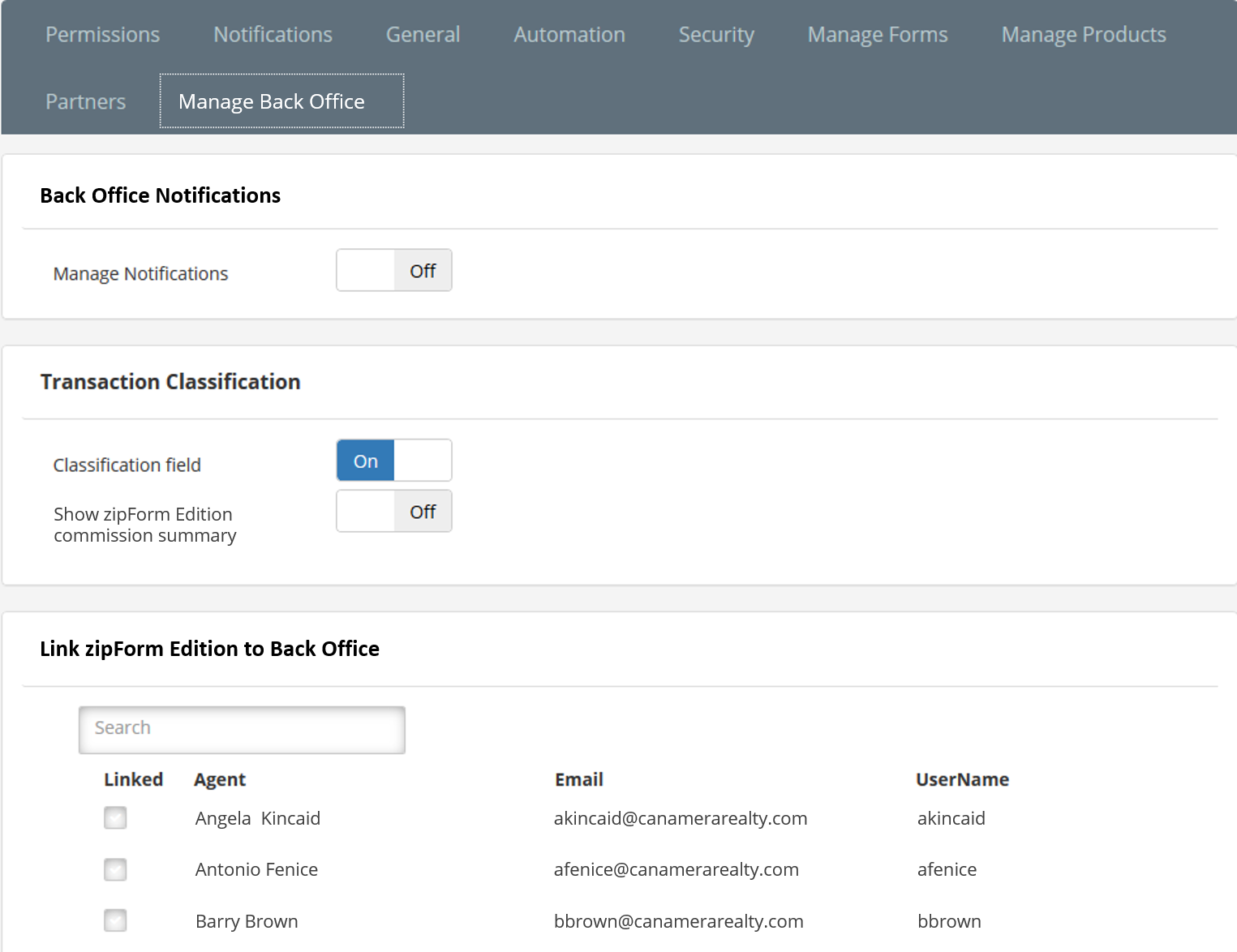 Set Up the Back Office Integration with Lone Wolf Transactions ...