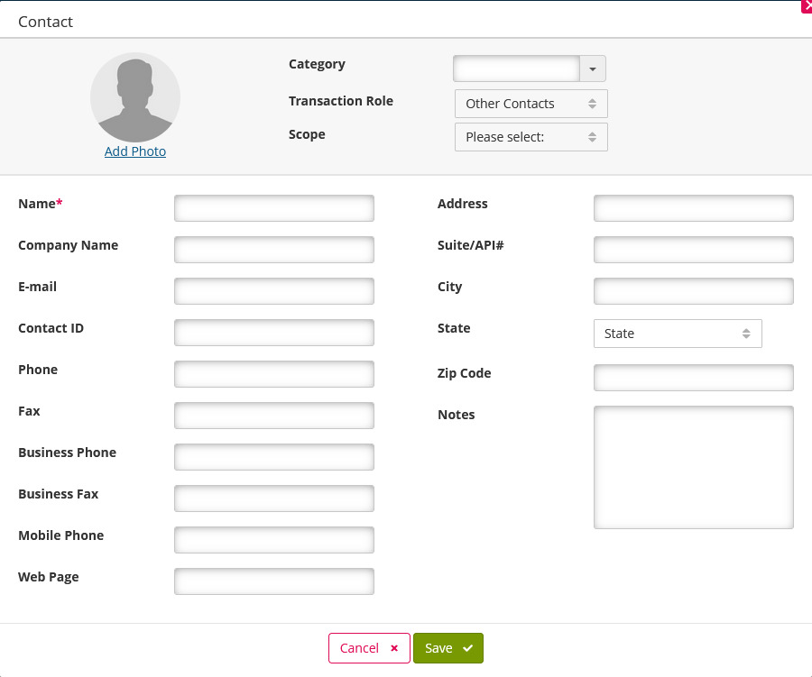 Manually add a contact to the address book (zipForm Edition)