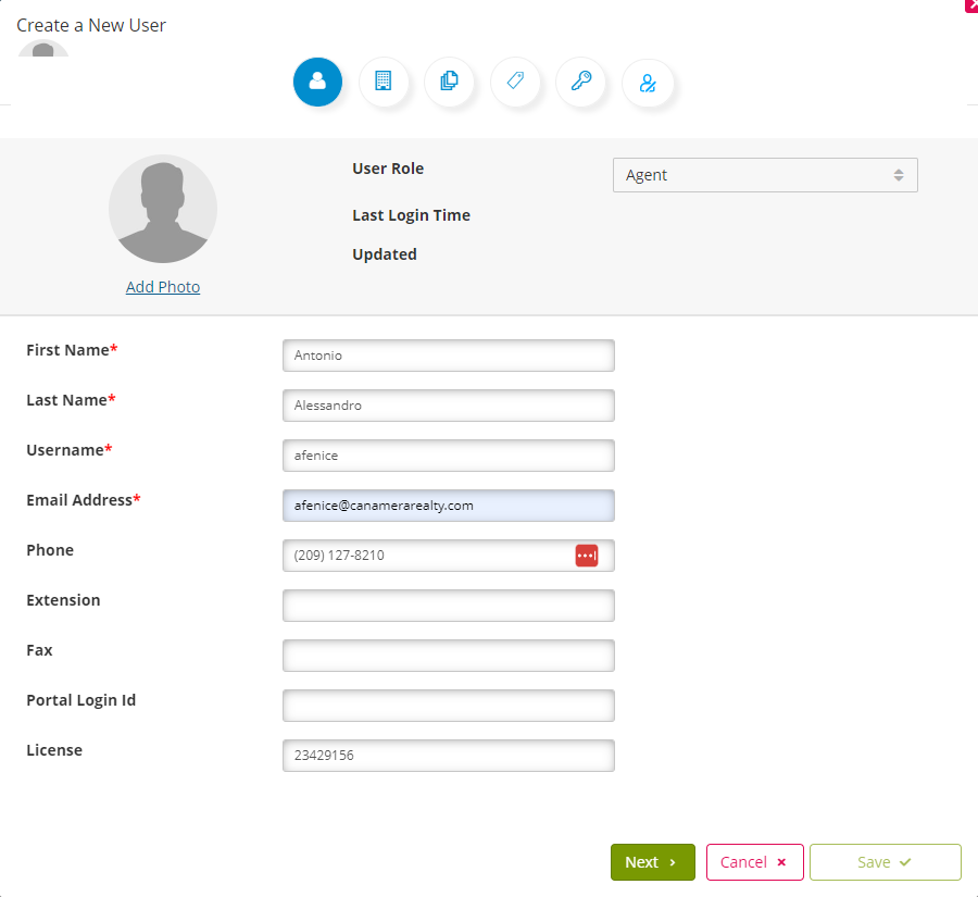 Create a user (zipForm Edition)