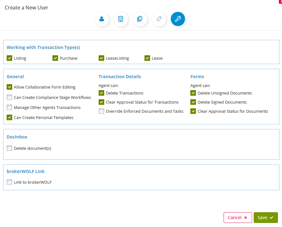 Create a user (zipForm Edition)