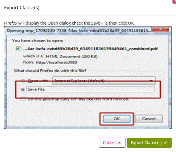 Import or export a clause (zipForm Edition)