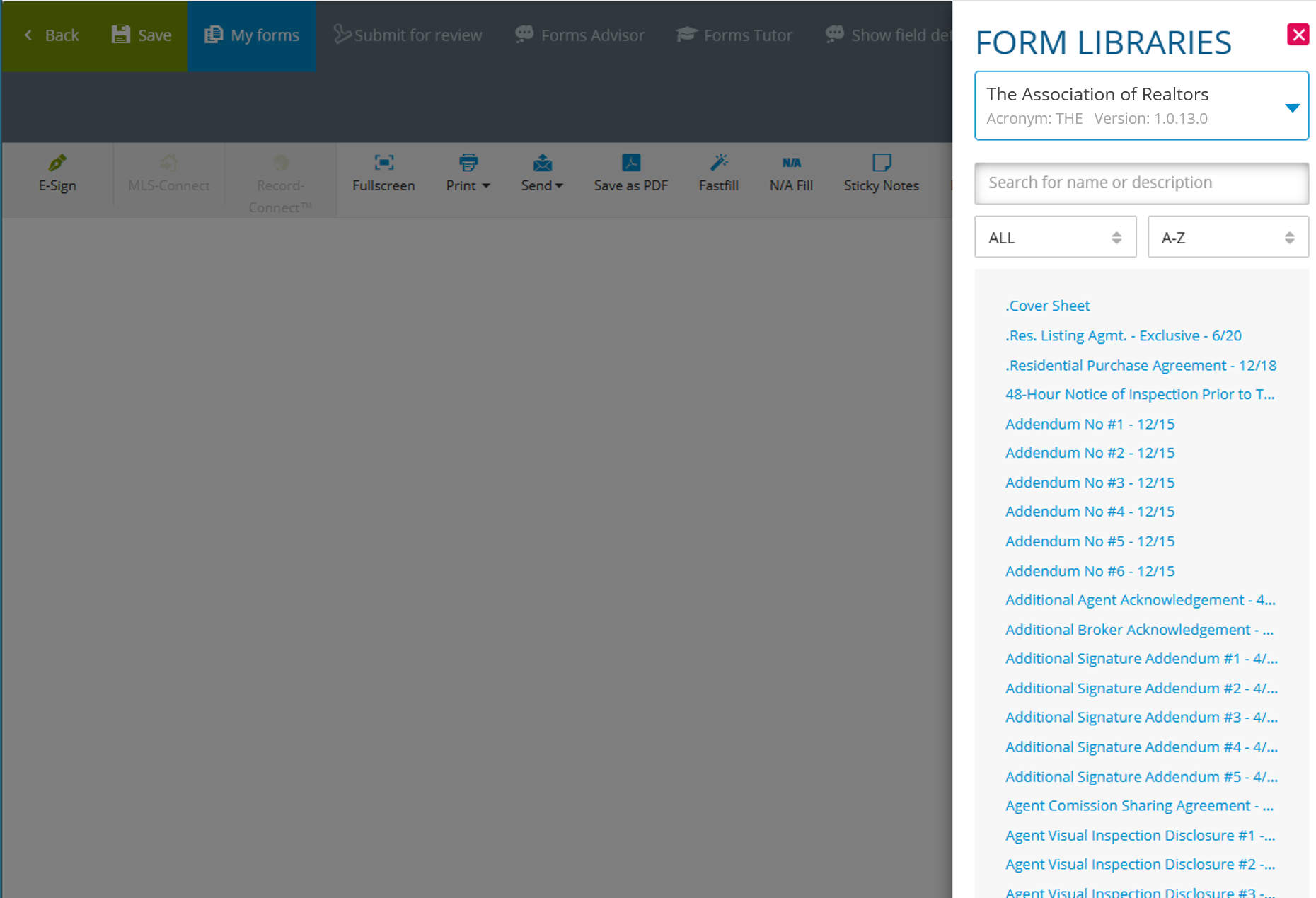 Import or export a clause (zipForm Edition)