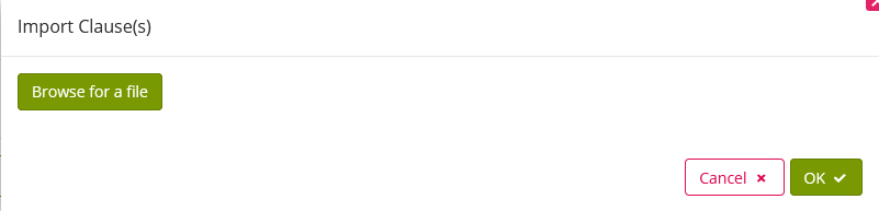 Import or export a clause (zipForm Edition)