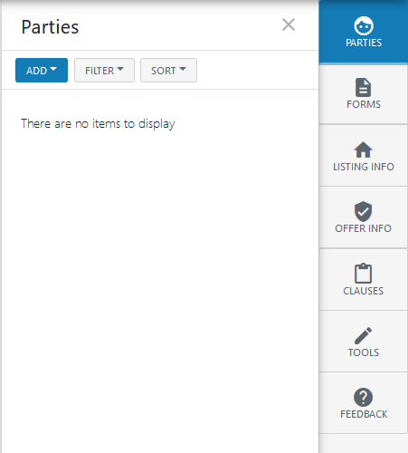Add a party to a transaction using the New Forms Editor (zipForm Edition)