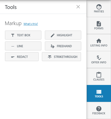Mark up a document or form in the forms editor (zipForm Edition)