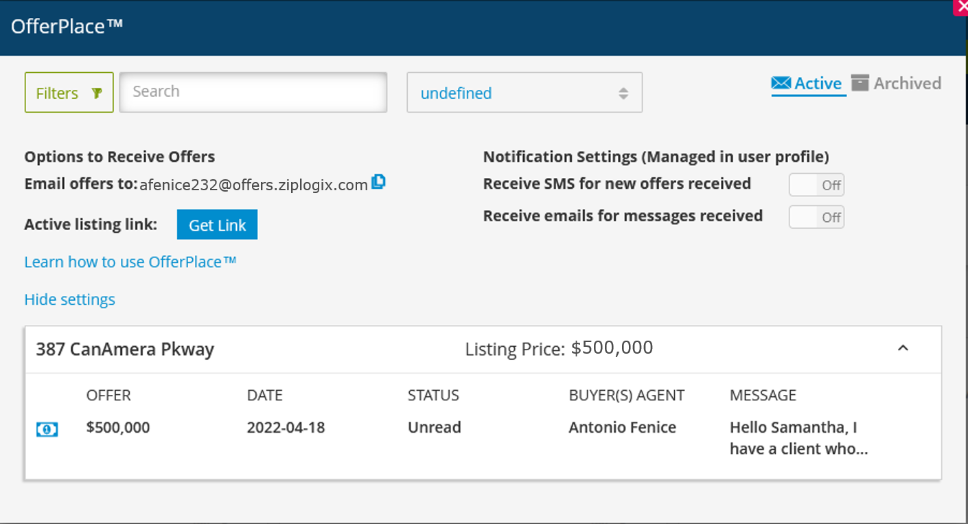 Review and approve or reject an offer on a transaction (zipForm Edition)