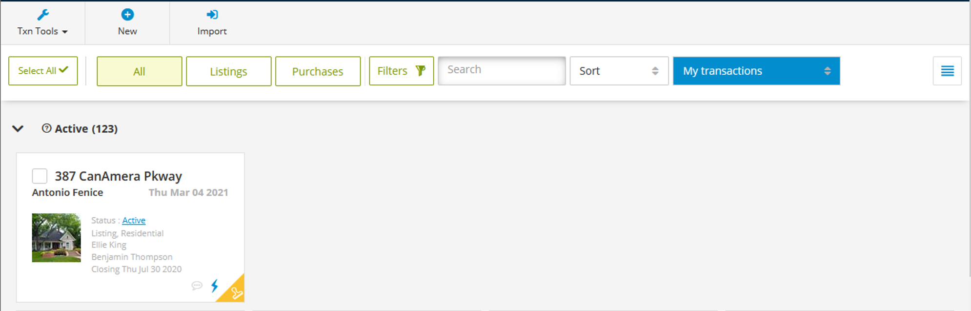 Use MLS-Connect to fill transaction information (zipForm Edition)